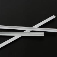 China Extruded Plastic PVC Decorative Strip Profile White Plastic Customized for sale