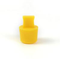 China Colorful Soft Silicone Thread Plug Stopper Plastic Profiles Customized for sale