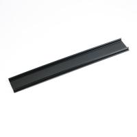 China Customized Size PVC Decorative Profile Black Plastic for sale