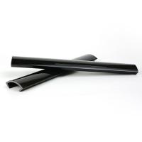 China Customized Size PVC Decorative Profile Black Plastic for sale