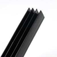China Customized Flexible PVC Channel Extrusion Plastic Corner Extrusion Profile for sale