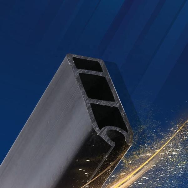 Quality Internal Seal Strip Stopper Black Profiles PVC Extrusion Customized Plastic for sale