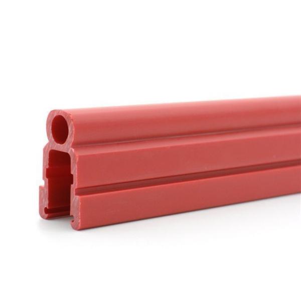 Quality Red Plastic U Channel Customized Size Building U Shaped Plastic Channel Profiles for sale