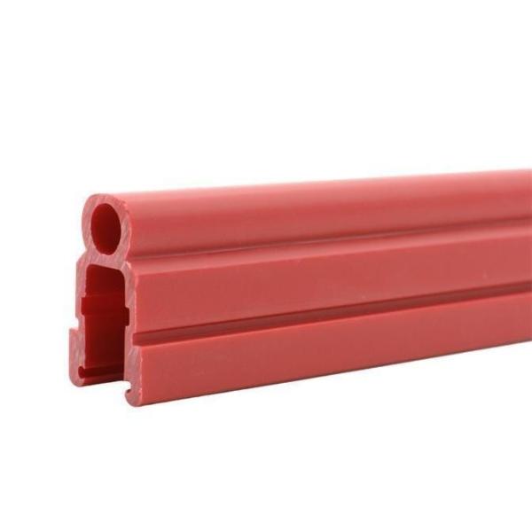 Quality Red Plastic U Channel Customized Size Building U Shaped Plastic Channel Profiles for sale
