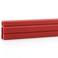China Red Plastic U Channel Customized Size Building  U Shaped Plastic Channel Profiles Customized for sale