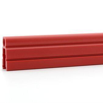 Quality Red Plastic U Channel Customized Size Building U Shaped Plastic Channel Profiles for sale