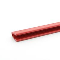 China Red Plastic U Channel Customized Size Building  U Shaped Plastic Channel Profiles Customized for sale