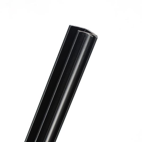 Quality High Strength Abs Plastic Strips Black Channel PVC Trim Strip Profiles for sale