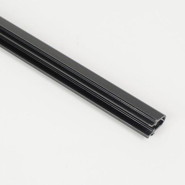 Quality High Strength Abs Plastic Strips Black Channel PVC Trim Strip Profiles for sale