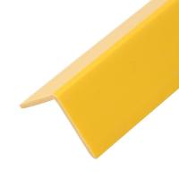China Angle Protection Building Blue Rigid Pvc Extrusion Corner Triangular Plastic Profile Customized for sale