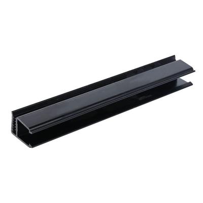 China U-Shaped Cover PVC Freezer Card Strips Profile Plastic Profile Decoration Strip Customized for sale