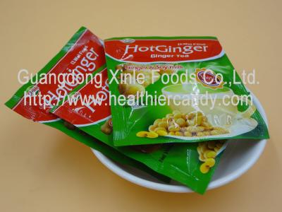 China Low Fat Soybean Ginger Tea Particle Instant Juice Powder For Cold for sale