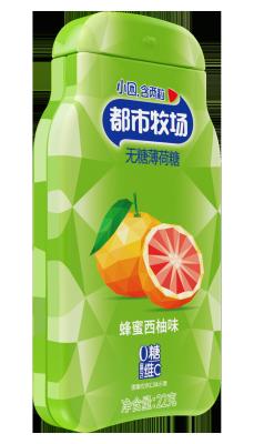 China Vitamin Iron Box Packing Honey Grapefruit Flavor Best Breath Sugar Free Mints Candy Supplier for sale