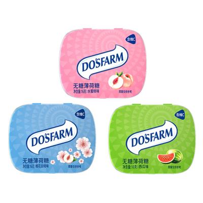 중국 저칼로리 설탕 없는 민트 사탕 자연 재료 성공 판매용