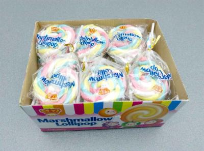 China do gosto bonito colorido da forma do pirulito do marshmallow 11g petisco doce e macio/melhor à venda
