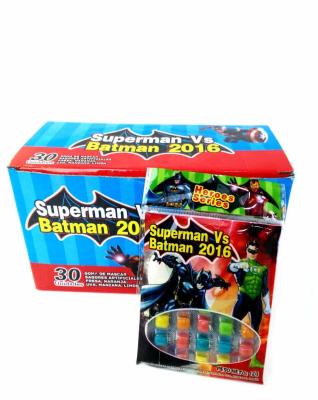 China Heroes Series-Superman VS Batman Chewy Candy Looks Clolorful Tastes Sweet for sale