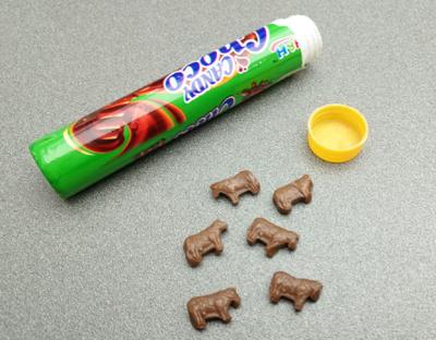 Cina Il cioccolato sveglio di forma della mucca ha condito ecologico dolce duro di Candy in vendita