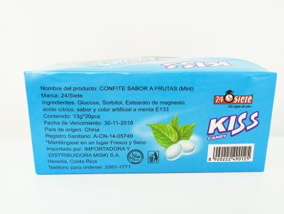 Cina Il bacio ha compresso il sapore delle caramelle alla menta 4 per i bambini e HALAL adulto in vendita