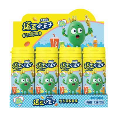 Cina Jelly Beans Mix Flavor Fusciante Rivestito con Gel Candy Gummy Candy Manufacturer in vendita