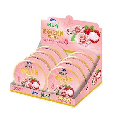 China Dulces duros con sabor a lichia de rosa con almacenamiento a temperatura ambiente en venta