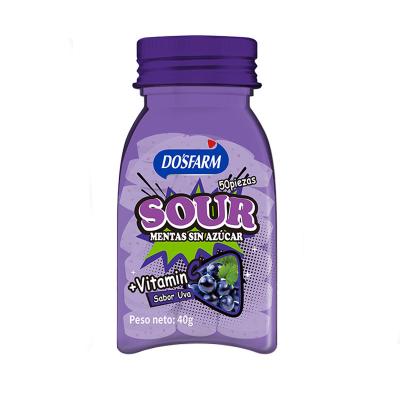 China ​Customizable Sour Vitamin C Mint Lozenges B2B Manufacturer For Healthy Snacks for sale