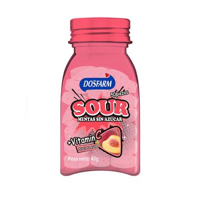China ​Customizable Sour Vitamin C Mint Lozenges B2B Manufacturer For Healthy Snacks for sale