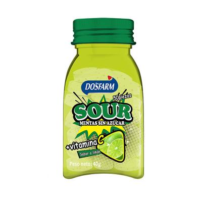 China ​Customizable Sour Vitamin C Mint Lozenges B2B Manufacturer For Healthy Snacks for sale