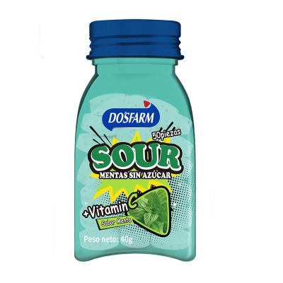 China Watermelon Sour Mints Round Shape Healthy Hard Candy Kosher Certifications for sale