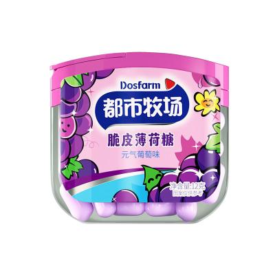 China Baixo teor de proteínas de fibras gordurosas, sem açúcar, uvas crocantes de hortelã com ingredientes de hortelã à venda