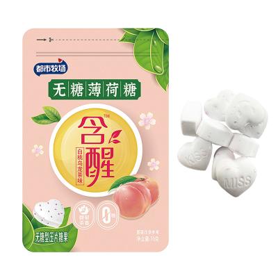 China White Peach Oolong Tea Sugar Free Mint Candy Flavoring Ingredients for Sugar Free Storage at Room Temperature without Room Temperature for sale
