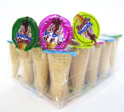 China OEM Ice Cream Cup With Chocolate Jam & Crispy Biscuits Sweet Snack for sale
