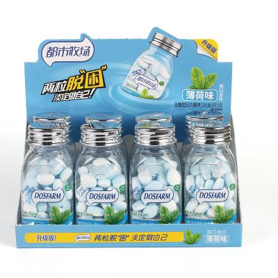 China Cooling Mint Fresh Sugar Free Compressed Candy With Halal HACCP HALAL for sale