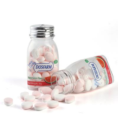 China Sabor Sugar Free Mint Candy Compressed de la sandía 12 meses de vida útil en venta