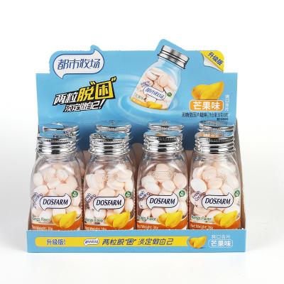 China Factory Price OEM Fresh Breath Mango Sugar Free Compressed Candy for sale