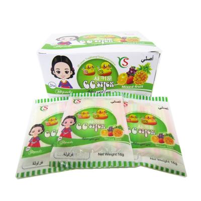 China Assorted Fruit Flavor Powdered Stick Energy Candy Pineapple Strawberry for sale