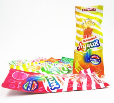 China 10g Ice Cream Shaped Lollipop Mixed Fruit Flavor Low Cal Sweets for sale