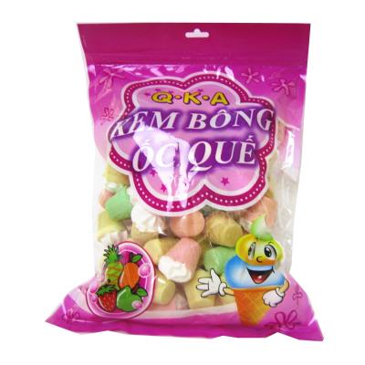 Κίνα Marshmallow πακέτων τσαντών γόμφων μορφής κέικ ζωηρόχρωμο πρόχειρο φαγητό Halal γεύσης φρούτων καραμελών προς πώληση