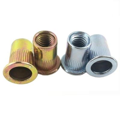 China 1-35 Pitch Zink Finish Carbon Steel Roestvrij staal Rivet Nuts voor duurzame bevestiging Te koop