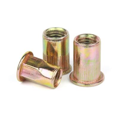 China 1-35 Pitch Zink Finish Carbon Steel Roestvrij staal Rivet Nuts voor duurzame bevestiging Te koop