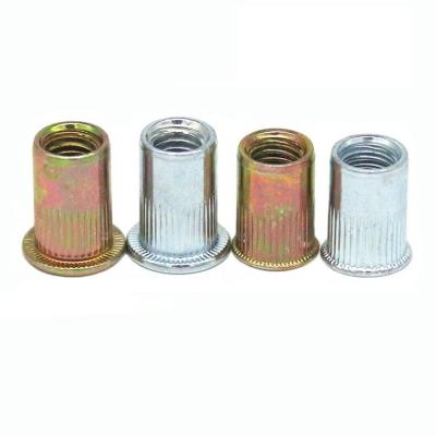 China 1-35 Pitch Zink Finish Carbon Steel Roestvrij staal Rivet Nuts voor duurzame bevestiging Te koop