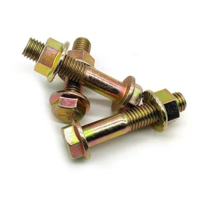 Cina Grado 4.8/8.8/10.9 DIN Standard Hex Head Flange Bolti e dadi in finitura nera in vendita
