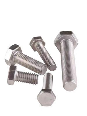 Cina Bolt e dadi di acciaio inossidabile DIN933 SS304 A2-70 M6 M8 M10 M12 M16 per l'industria generale in vendita