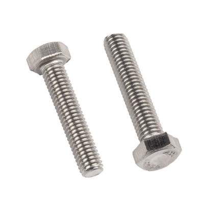 Cina Bolt e dadi di acciaio inossidabile DIN933 SS304 A2-70 M6 M8 M10 M12 M16 per l'industria generale in vendita
