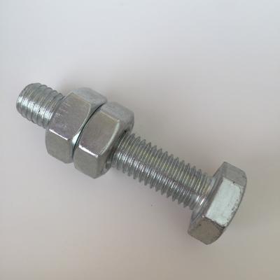 Cina Hebei Fastener DIN Standard UNC UNF Hex Bolt 1/2 3/8 1/4 5/16 Grado 4.8/8.8/10.9 ASTM/BSW in vendita