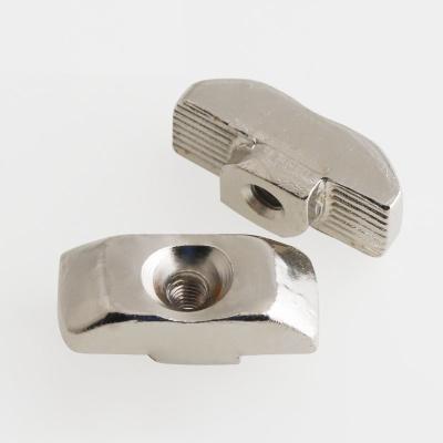 China T-Slot Aluminium Profiel Slide Nut met Meesysteem op aanvraag en Tee Sliding Hammer Te koop