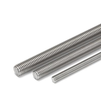 Cina 304 316 Acciaio inossidabile bullone a doppia testa DIN975 Full Tooth Stud con finitura semplice in vendita