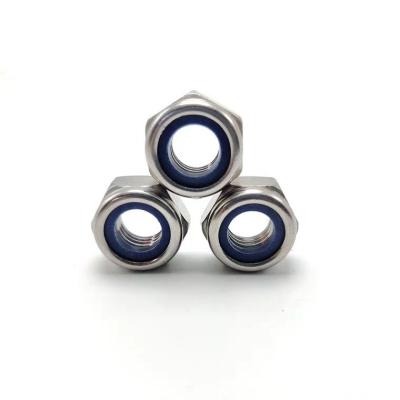 Cina Sistema di misurazione metrica in acciaio inossidabile di nylon inserimento di chiusura Noce DIN985 Design semplice in vendita