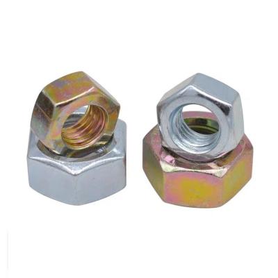 China Plain Metric Galvanized Hexagon Nuts DIN934 voor industriële toepassingen Te koop