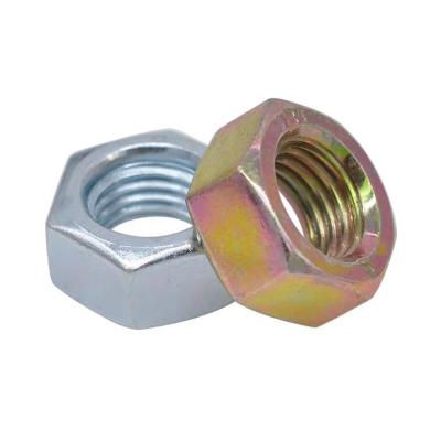 China Plain Metric Galvanized Hexagon Nuts DIN934 voor industriële toepassingen Te koop