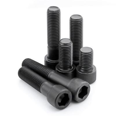 Cina Hebei Fastener Acciaio al carbonio 4.8 8.8 10.9 12.9 Classe Nera DIN912 Bolt Allen Bolt in vendita